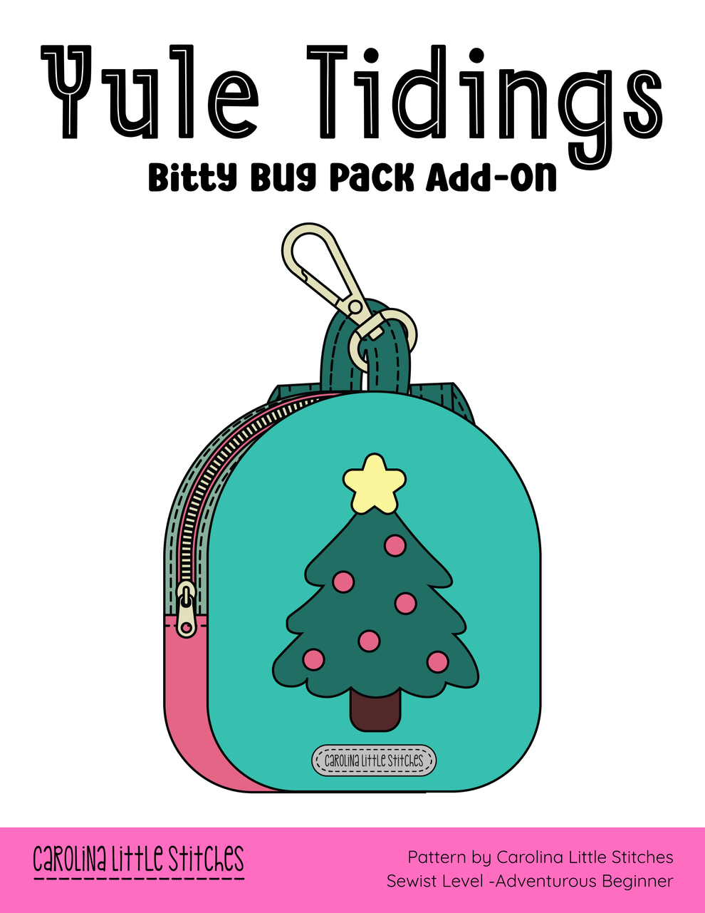 Yule Tidings | Bitty Bug Pack Add-on Sewing Pattern – Carolina Little ...