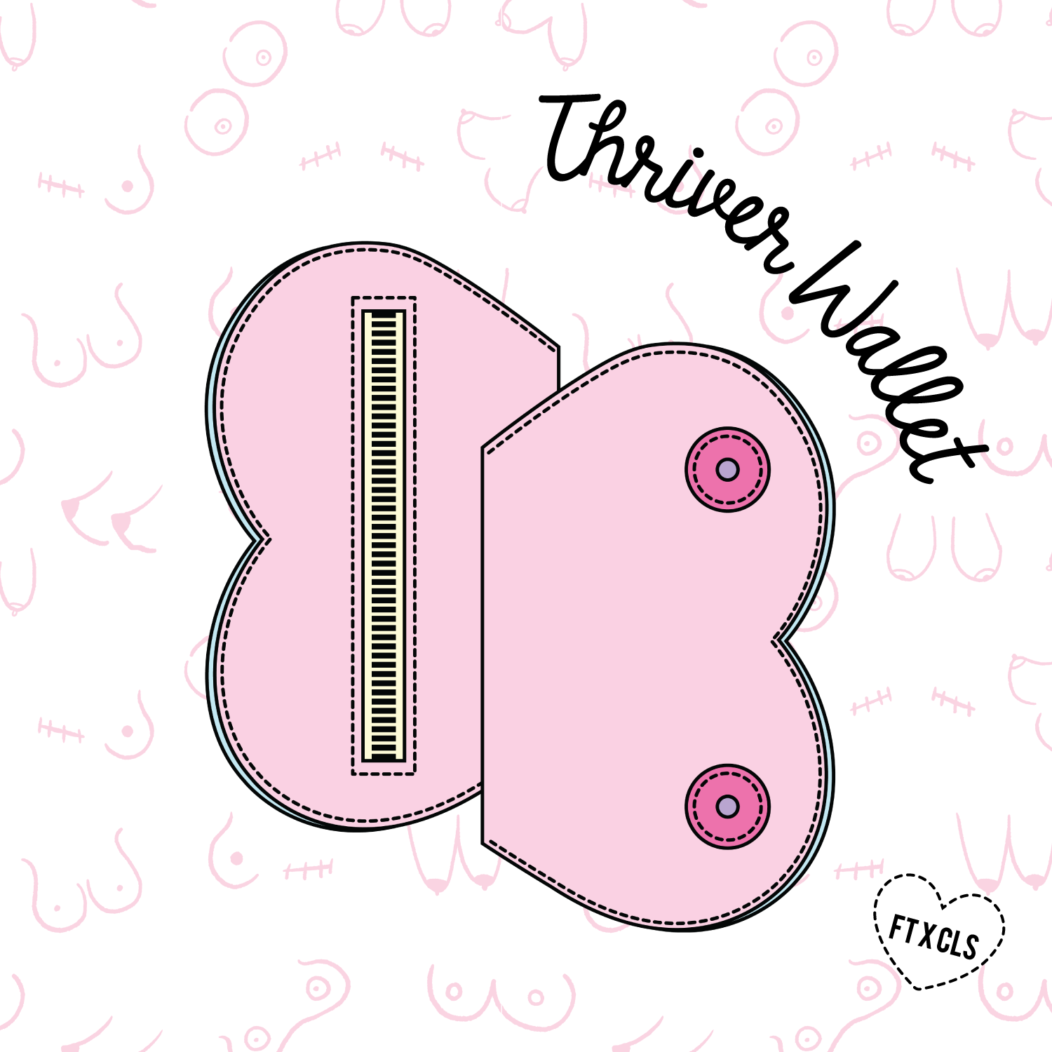 The Thriver Wallet – Carolina Little Stitches